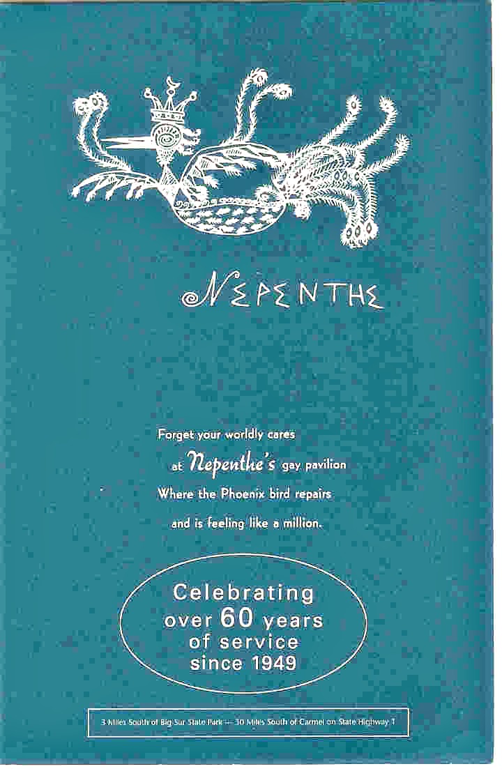 Birthday lunch at Nepenthe Restaurant, Big Sur, CA – Anything Is ...